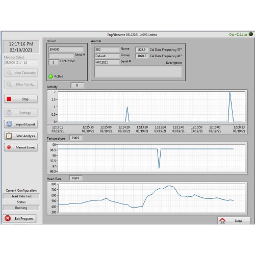 Vitalview telemetry system